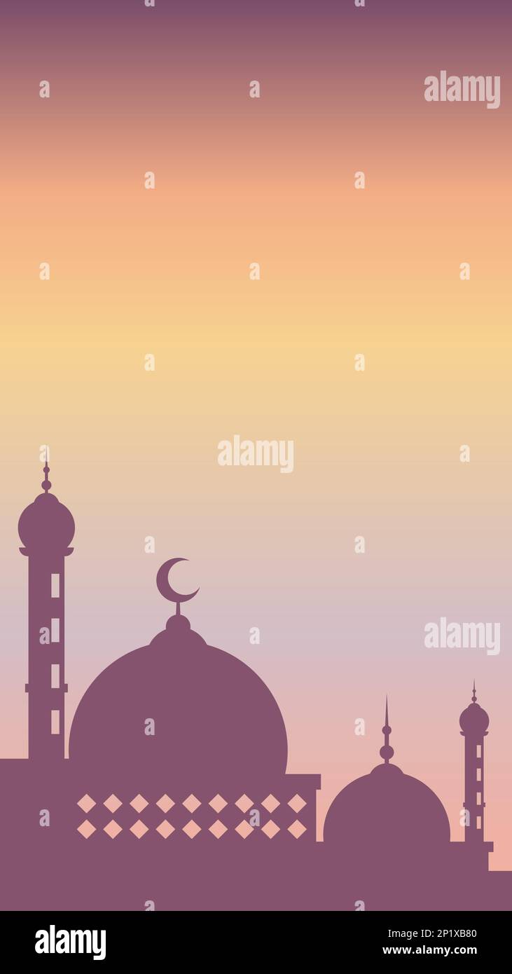 Islamic background template for social media story template with copy ...