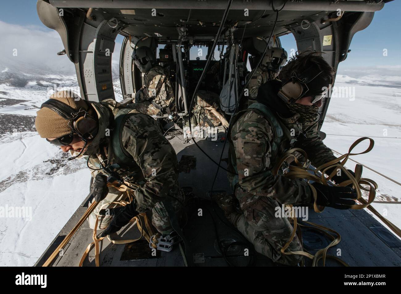 U.S. Army Jumpmaster Qualified Paratroopers assigned to the 19th ...