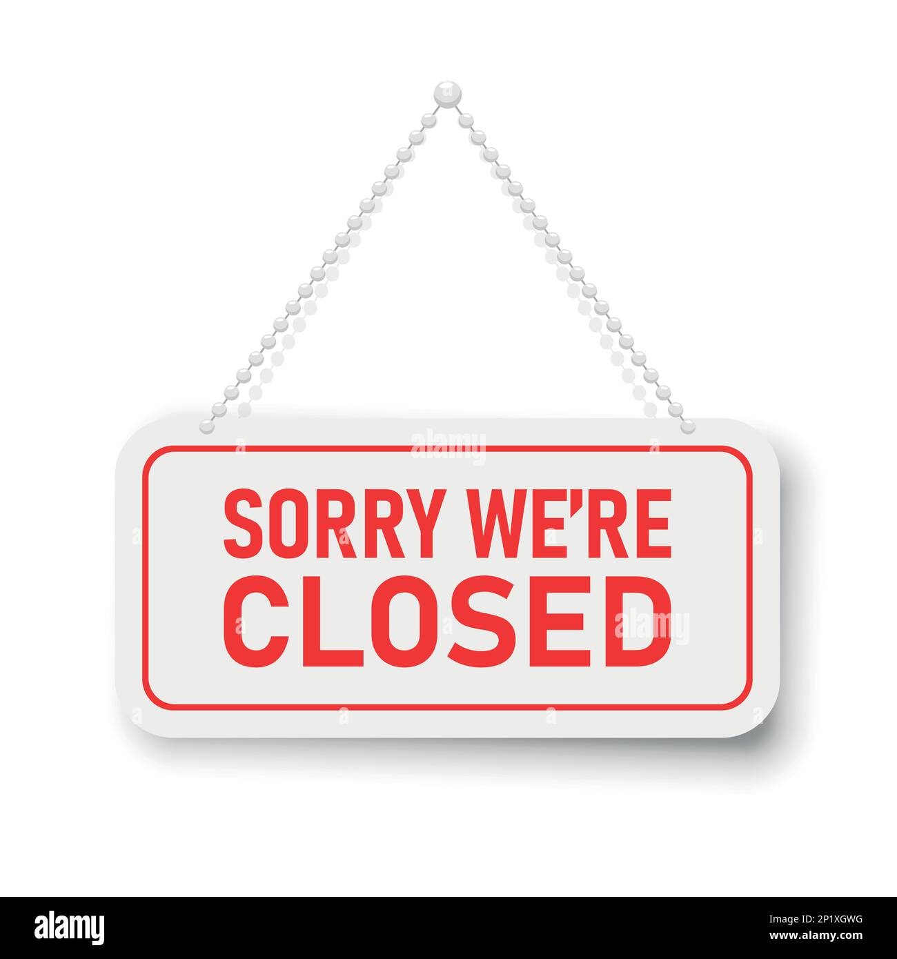 Notice in front entrance Cut Out Stock Images & Pictures - Alamy