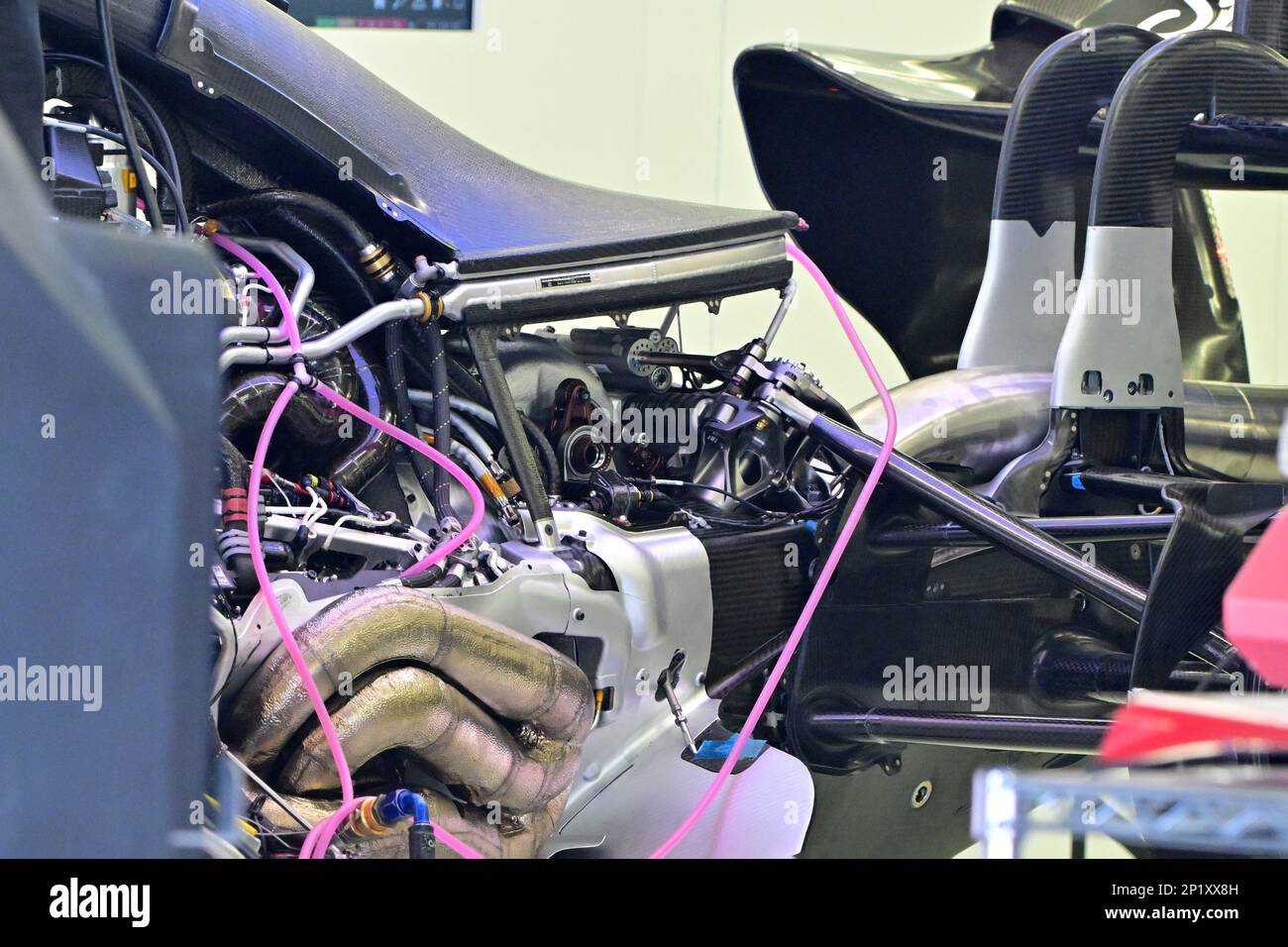 Ferrari f1 engine detail hi-res stock photography and images - Alamy