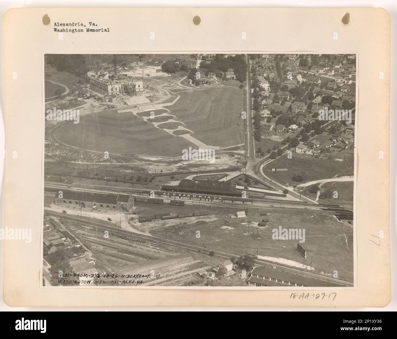 Virginia - Alexandria, Aerial Photograph Stock Photo - Alamy