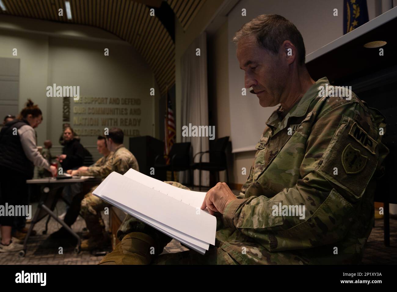 Sgt. 1st Class Raul Zubicaray, the State Partnership Program coordinator, New Hampshire Army ...