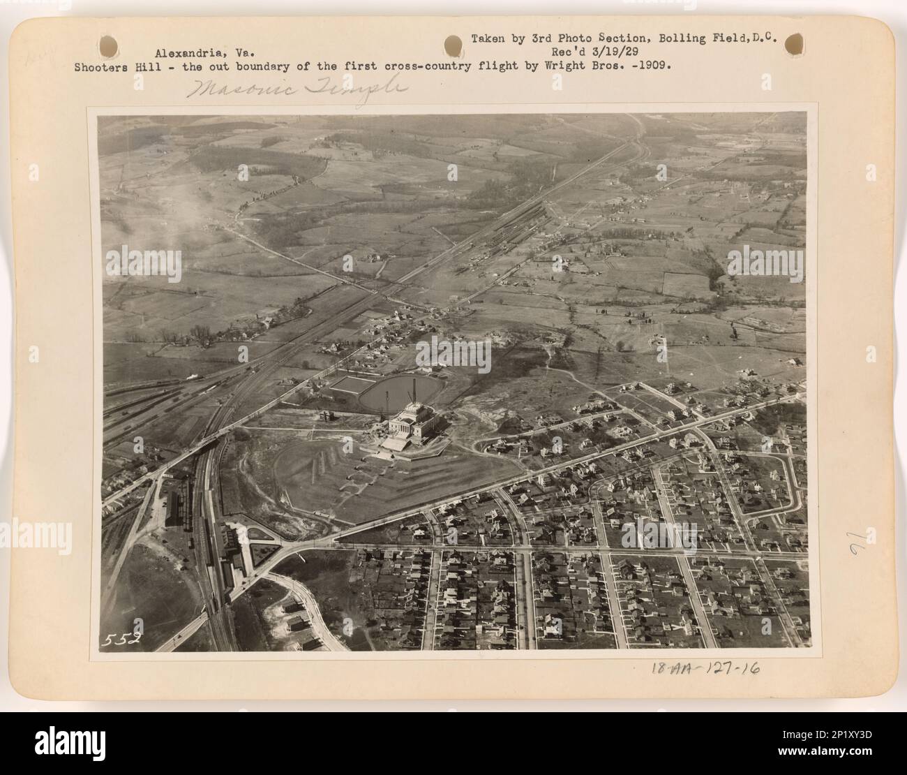 Virginia - Alexandria, Aerial Photograph Stock Photo - Alamy