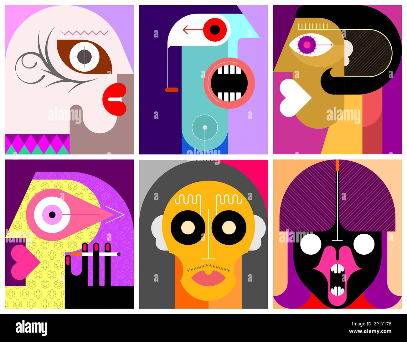 Male mouth abstract Cut Out Stock Images & Pictures - Alamy