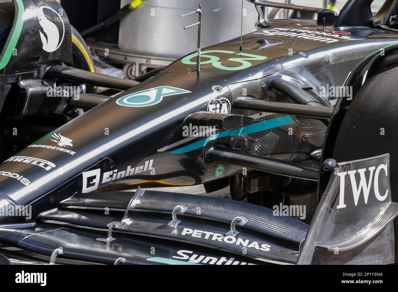 Mercedes AMG F1 Team W14, mechanical detail during the Formula 1 Gulf ...