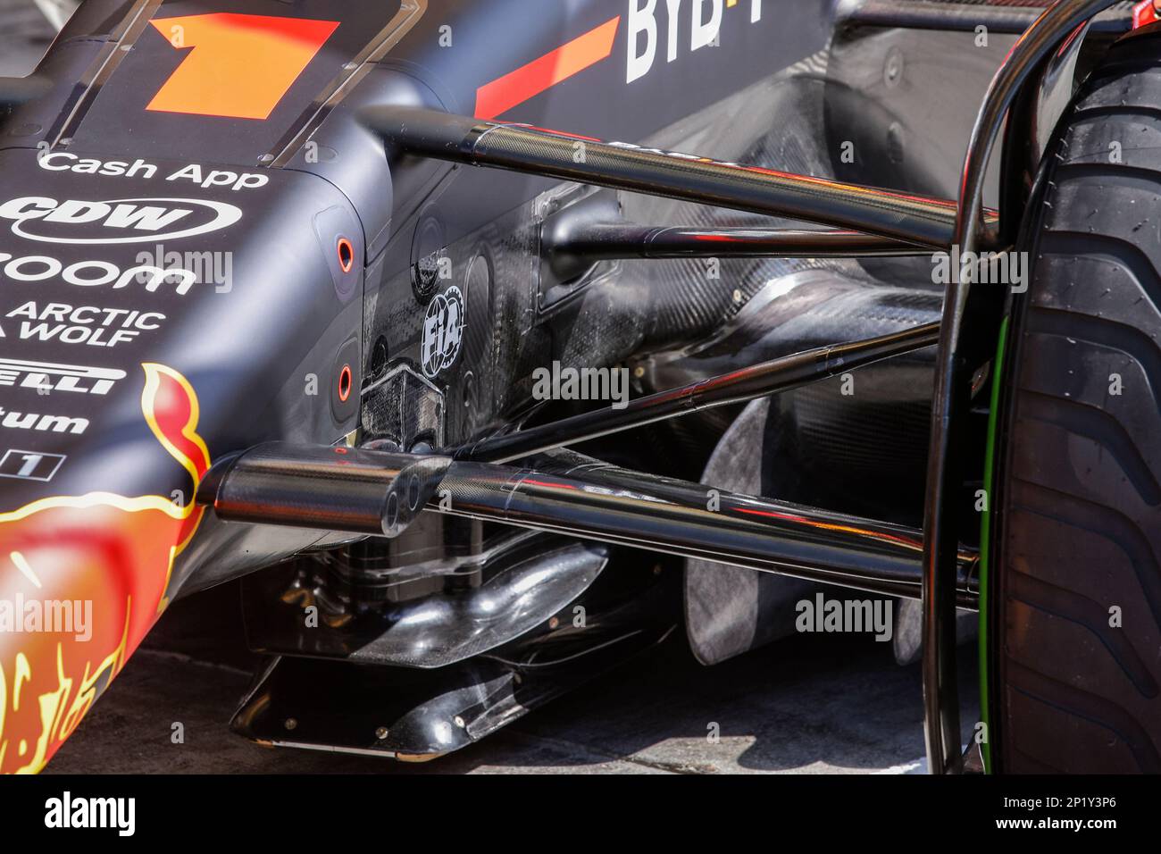 Red Bull Racing RB19, mechanical detail during the Formula 1 Gulf Air ...