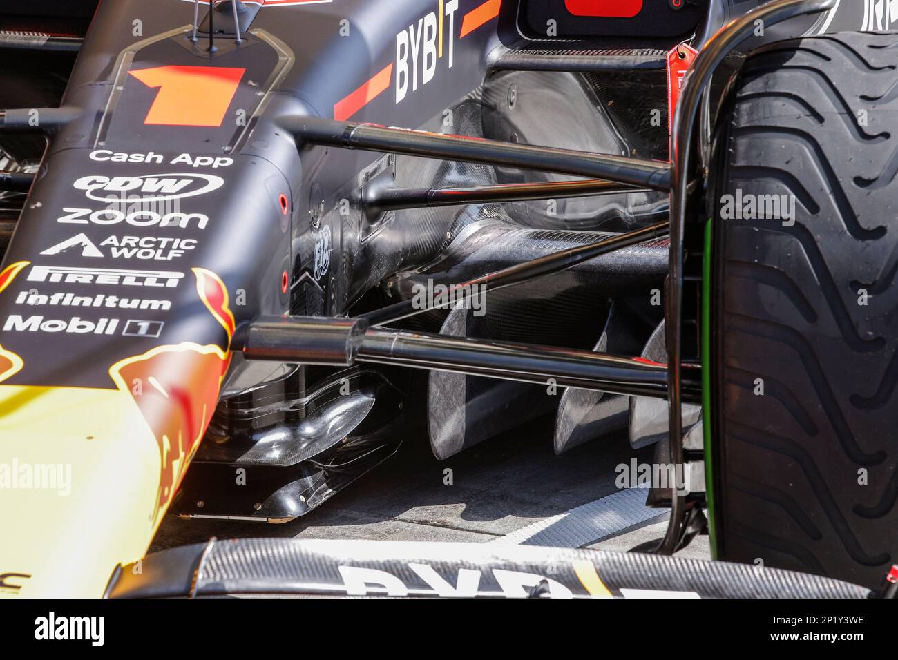 Red Bull Racing RB19, mechanical detail during the Formula 1 Gulf Air ...