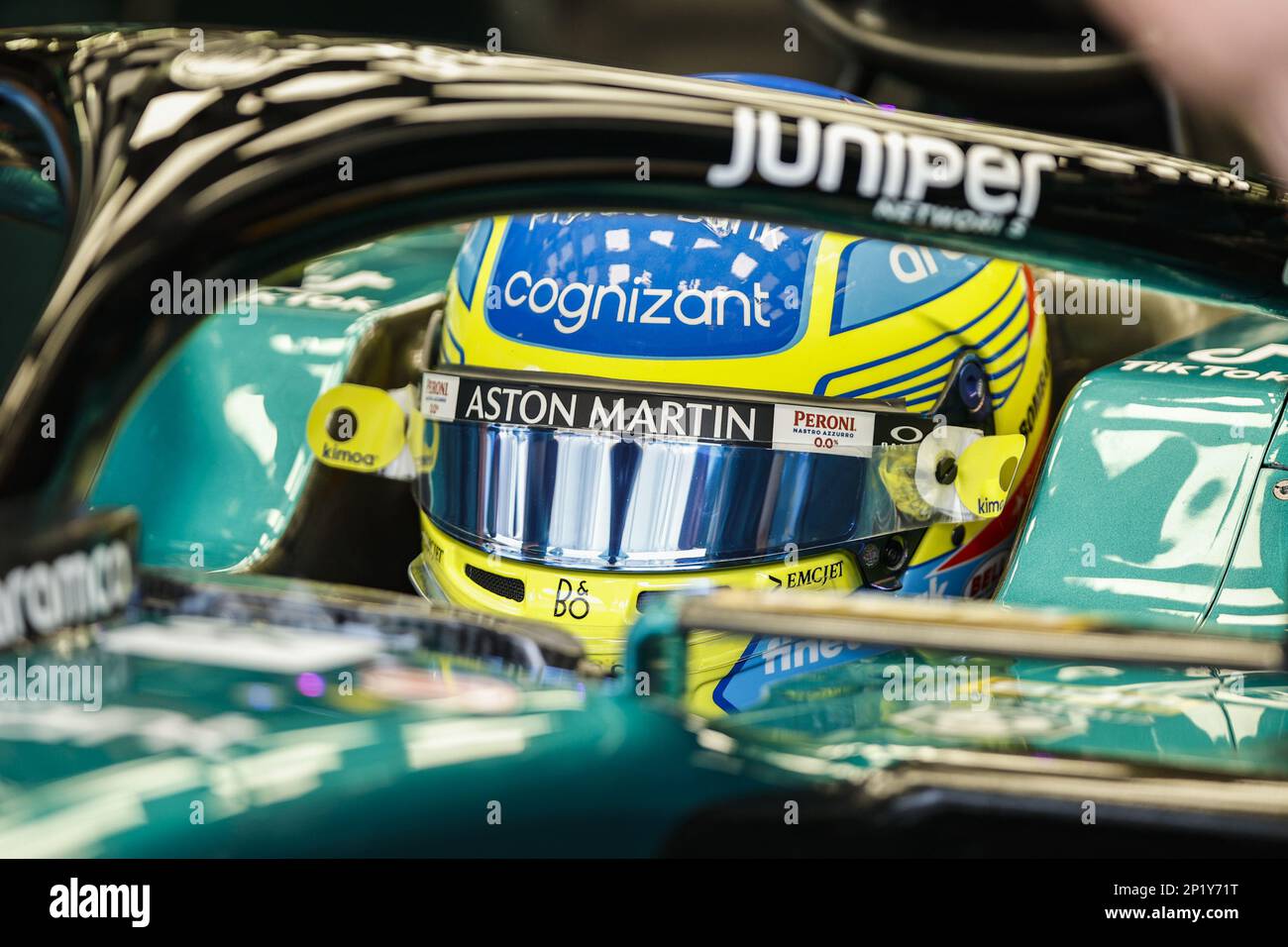 ALONSO Fernando (spa), Aston Martin F1 Team AMR23, portrait during the ...