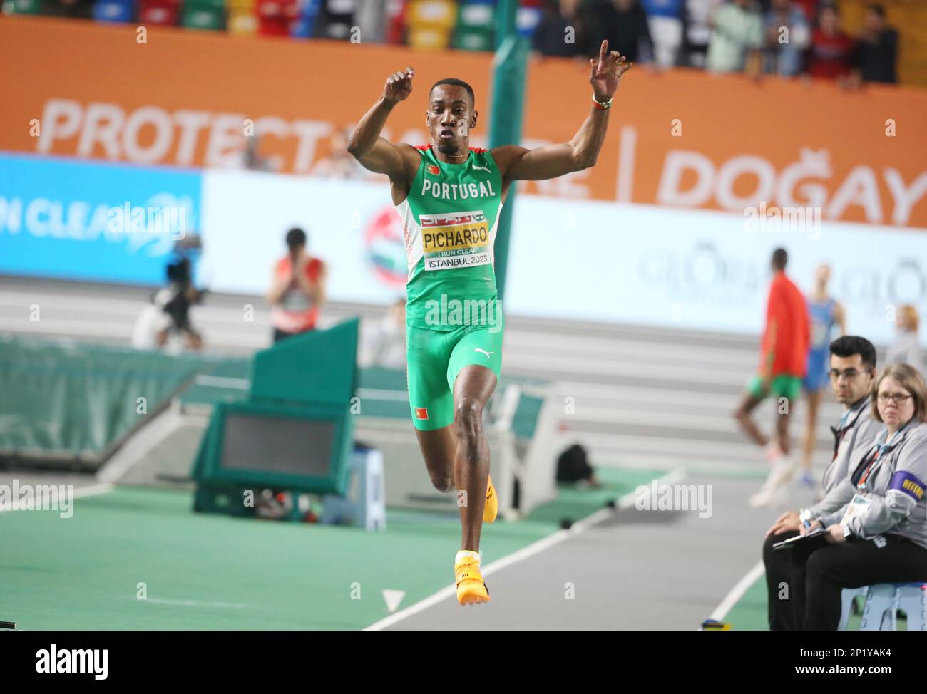 Pedro Pichardo of Portugal, Final Men's Triple Jump during the European ...