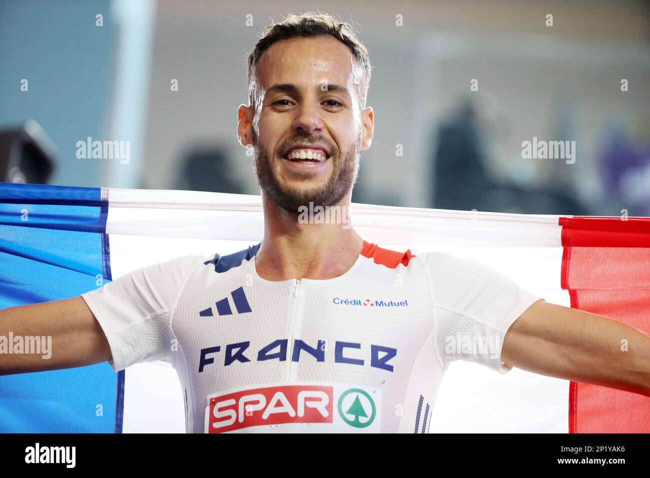 Azeddine Habz of France, Final Men's 1500 m during the European ...