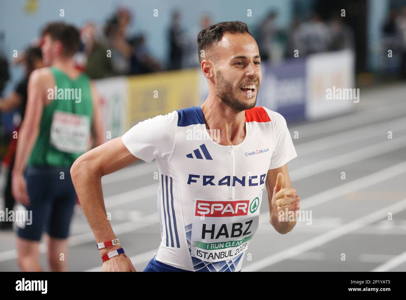 Azeddine Habz of France, Final Men's 1500 m during the European ...