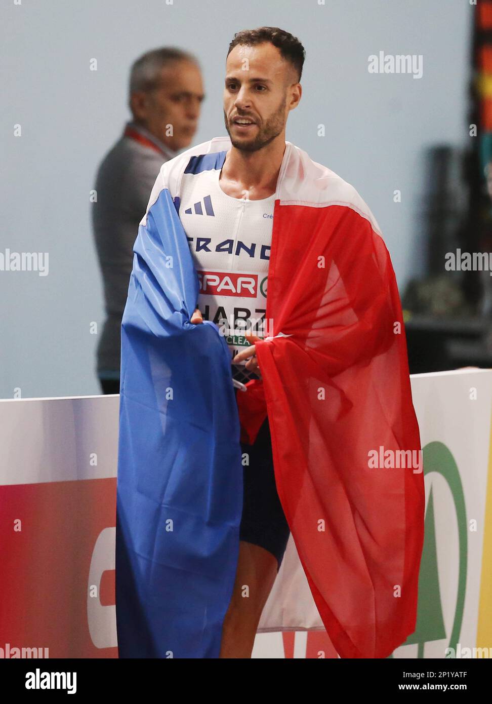 Azeddine Habz of France, Final Men's 1500 m during the European ...