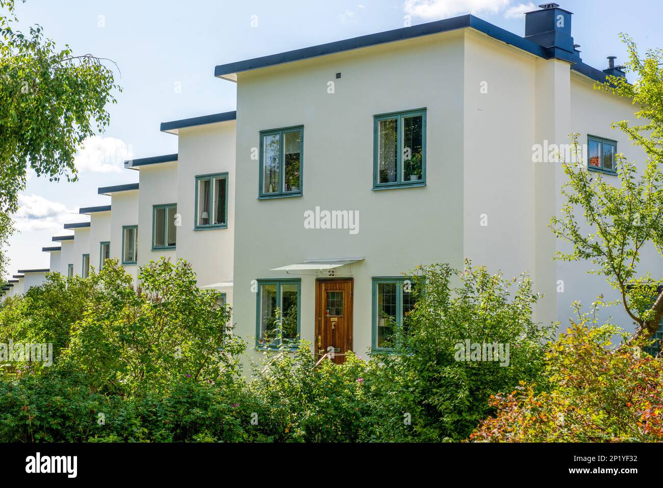 Famous Per Albin-houses, former prime minister Per Albin Hansson ...