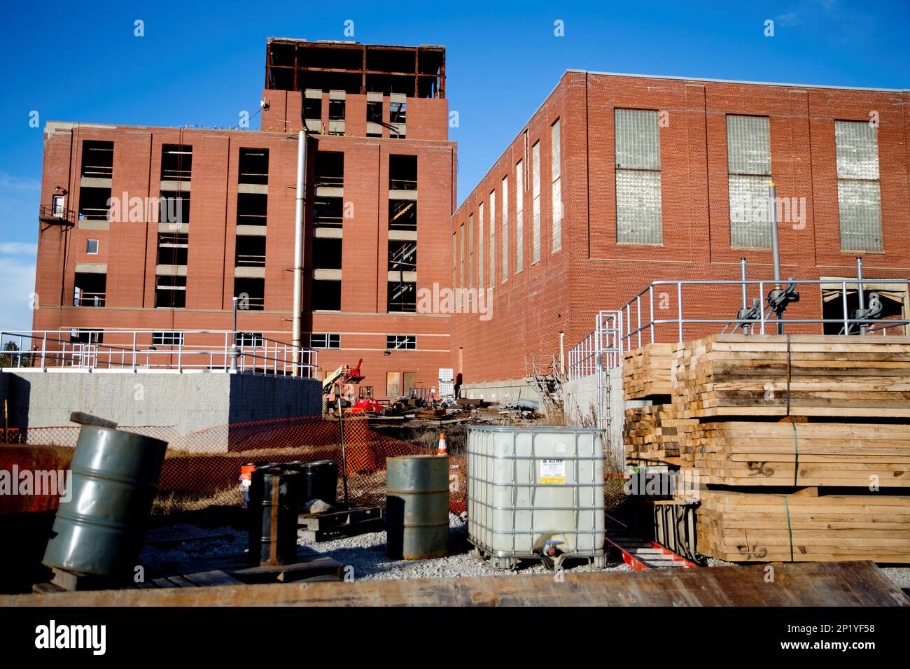 This Dec. 8, 2015 photo shows a former riverfront power plant is being ...