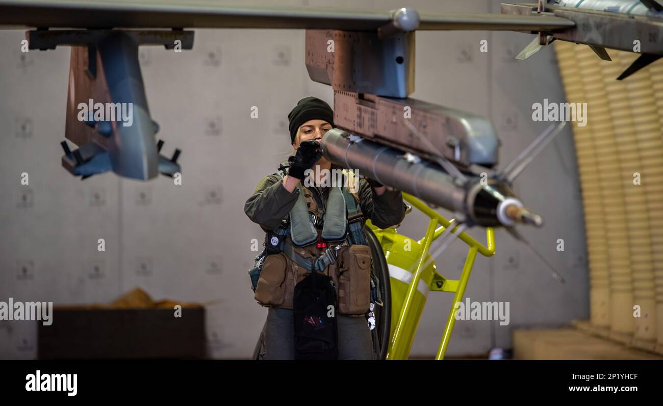 U.S. Air Force 1st Lt. Demi Yurcisin, 36th Fighter Squadron pilot ...