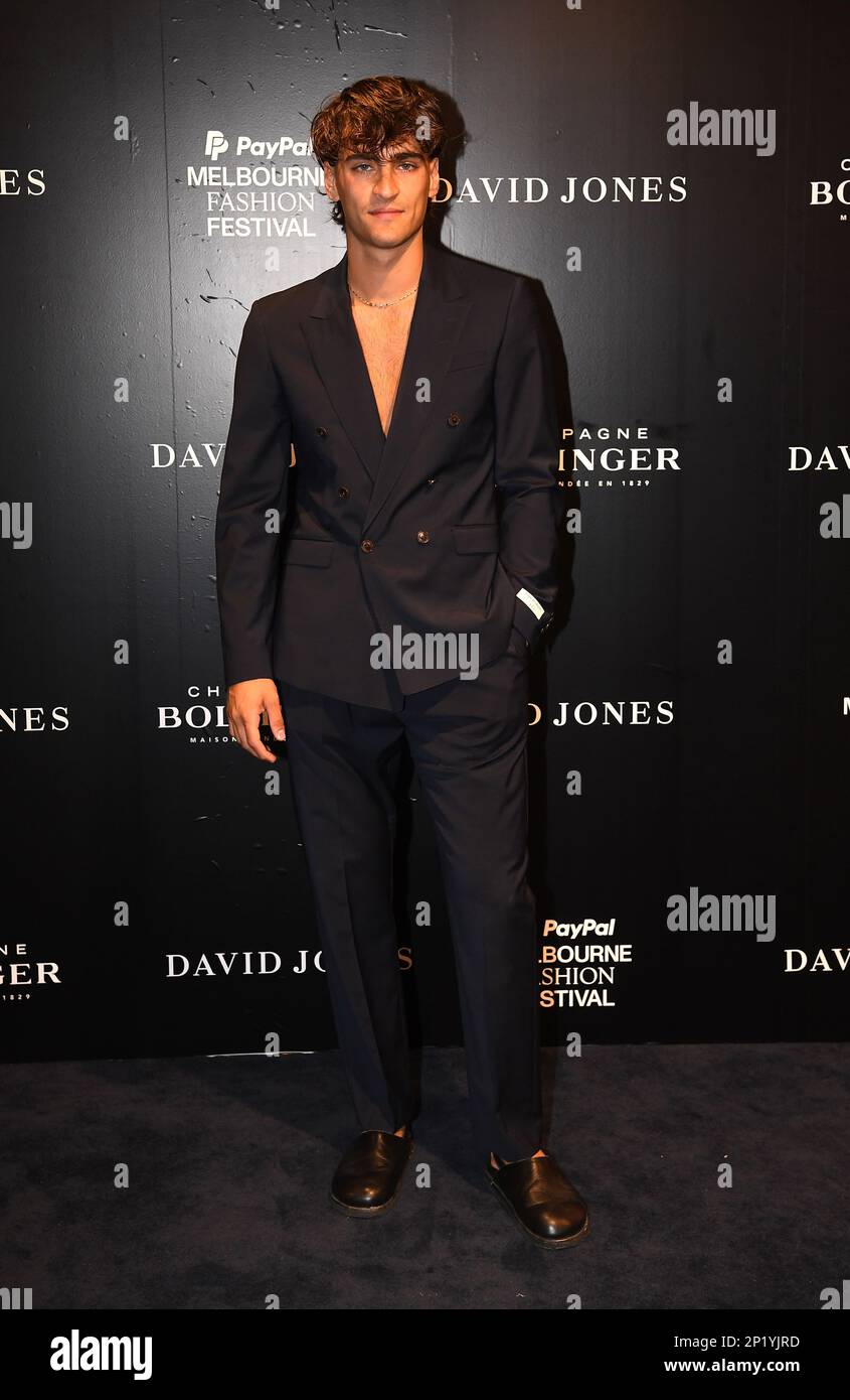 Guy Vadas (aka as Pottery Boy) Is seen during the David Jones Autumn ...