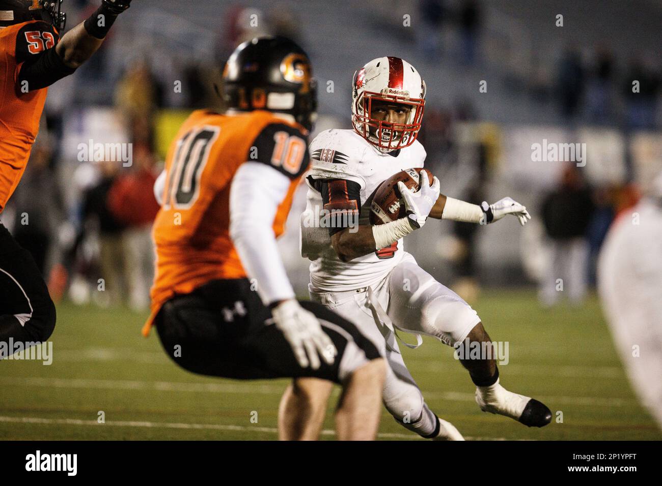 Imhotep Charter's Isheem Young runs the ball in for a touchdown against ...