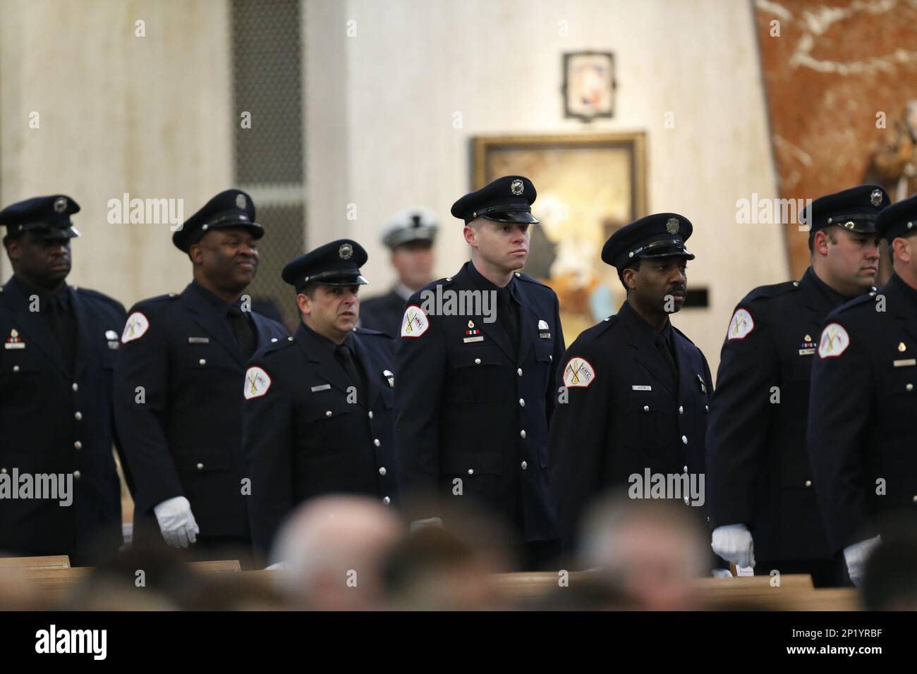 Firefighters attend Chicago firefighter Daniel Capuano's funeral at St ...