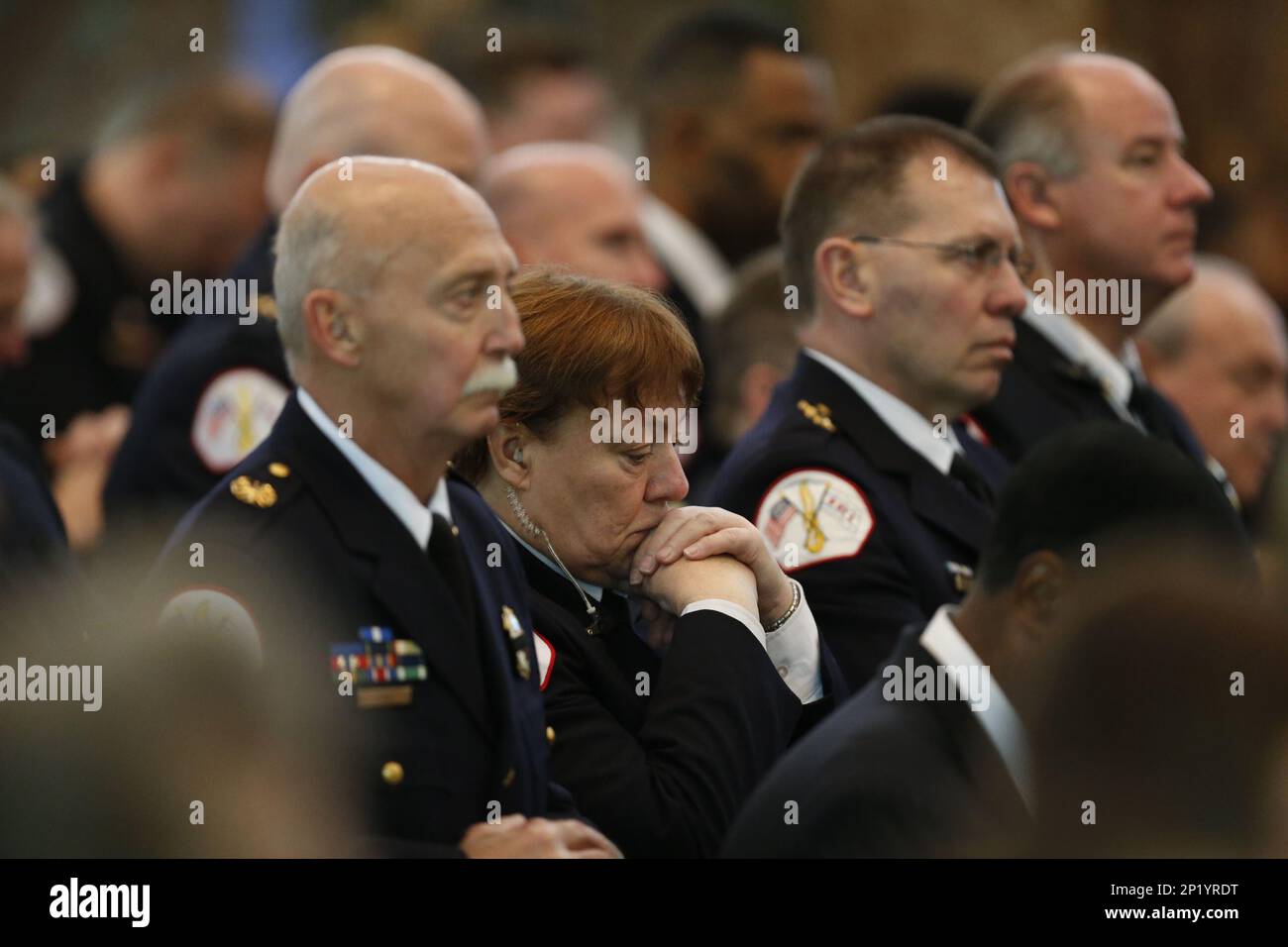Firefighters attend Chicago firefighter Daniel Capuano's funeral at St ...