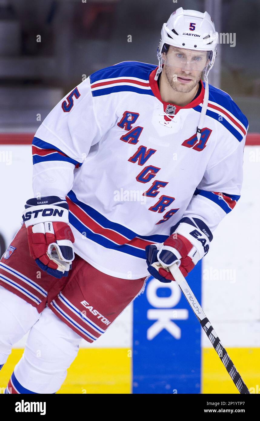 NHL player profile photo on New York Rangers' Dan Girardi at a game ...