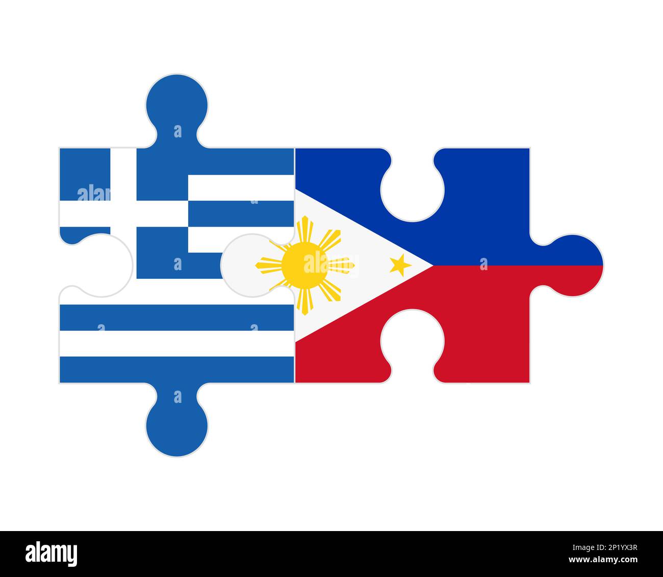 Greece philippines flag Stock Vector Images - Alamy