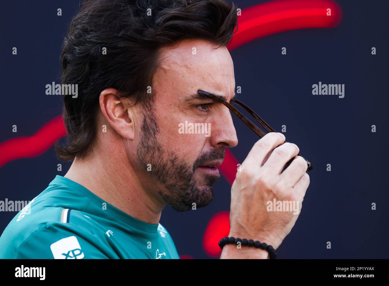 Bahrain 2023 fernando alonso hi-res stock photography and images - Alamy