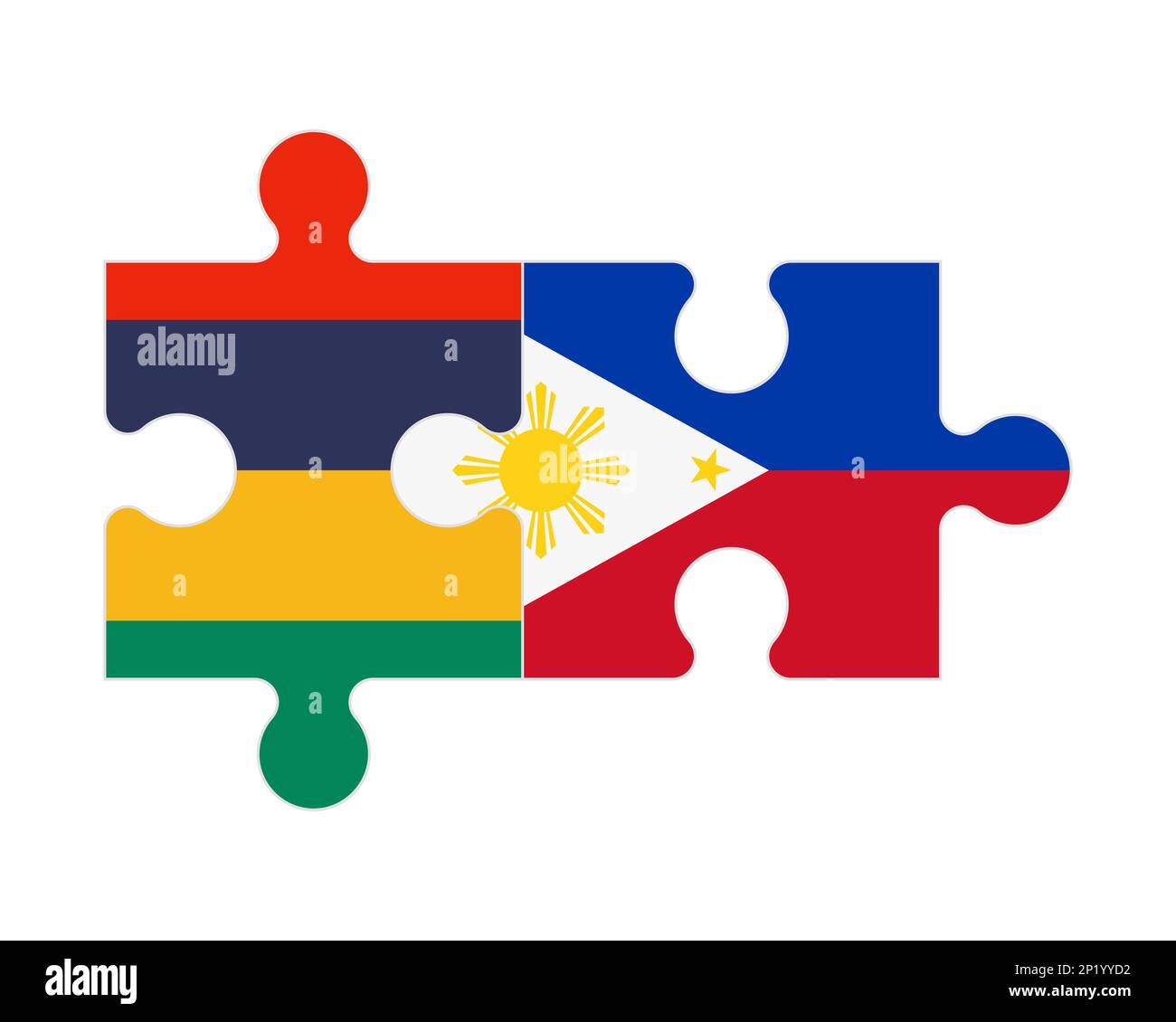 Mauritius philippines flag Cut Out Stock Images & Pictures - Alamy