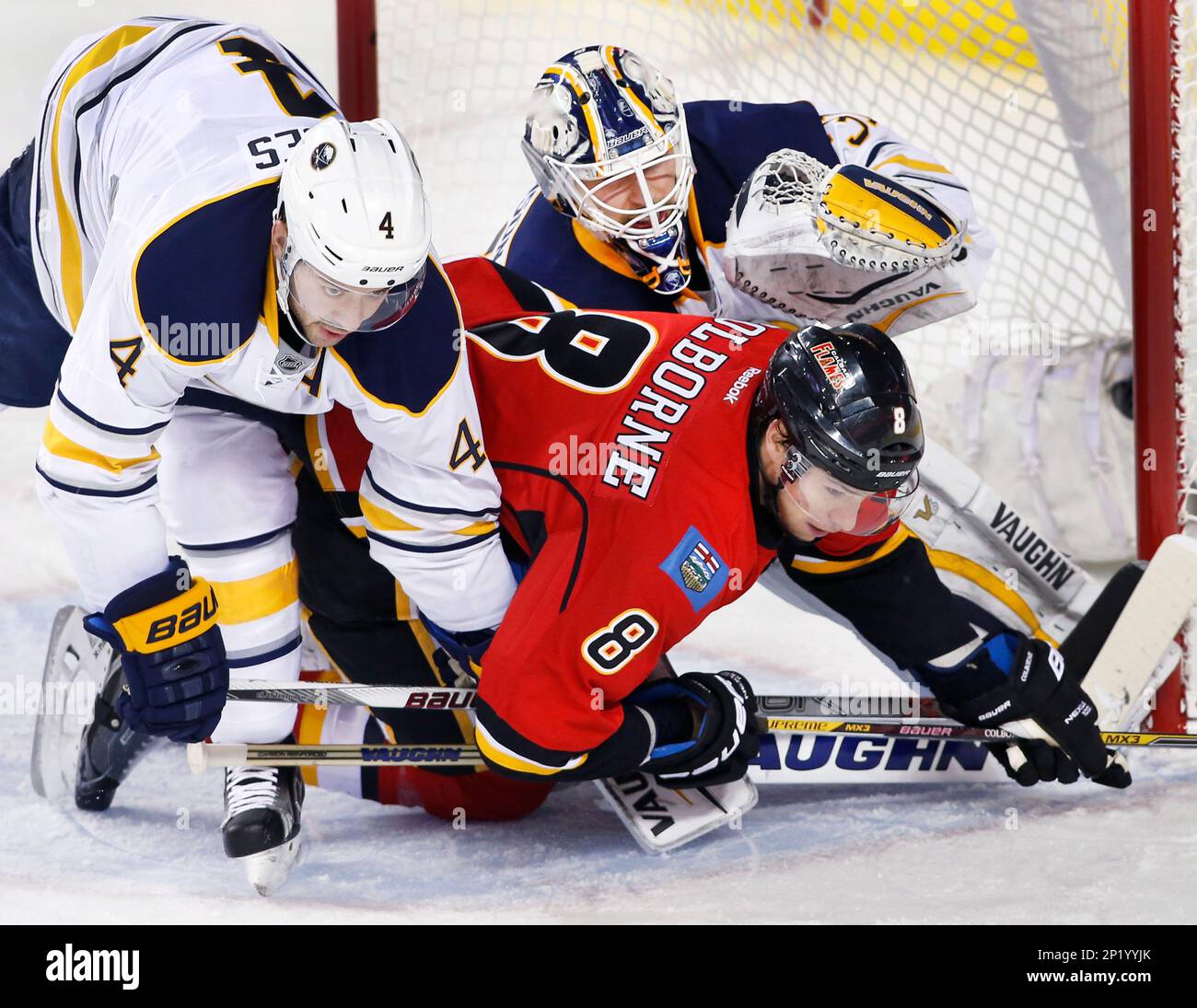 NHL player profile photo on Buffalo Sabres' goalie Chad Johnson, top ...