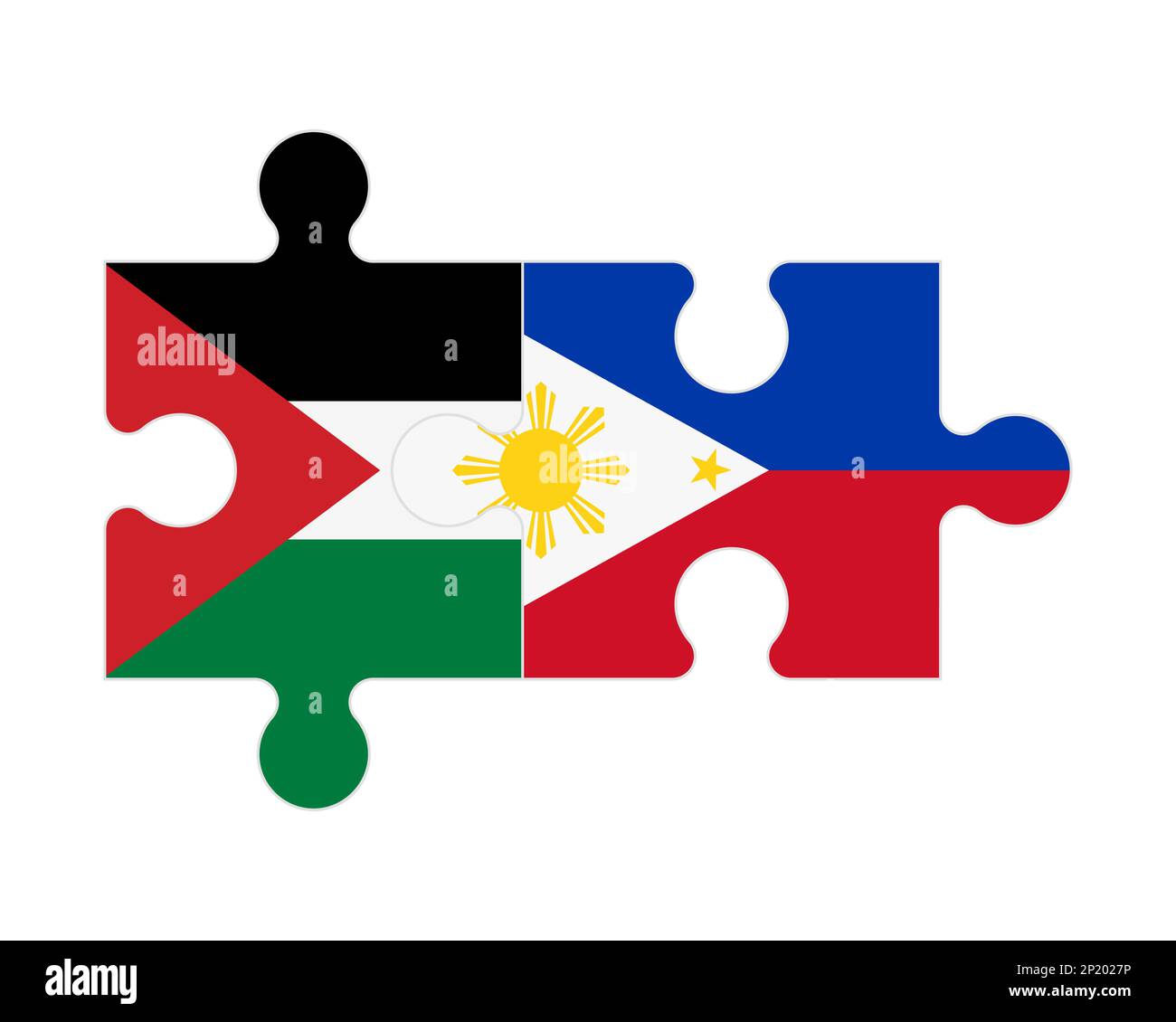 Palestine philippines flag Stock Vector Images - Alamy