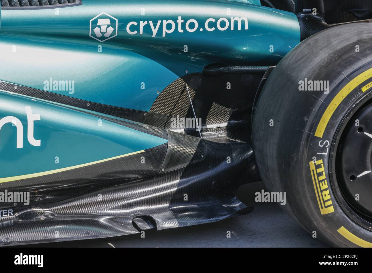 Aston Martin F1 Team AMR23, mechanical detail during the Formula 1 Gulf ...
