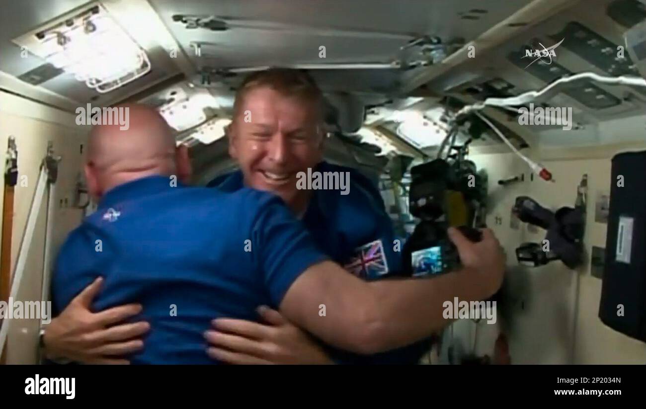 In this image from video made available by NASA, British Flight ...