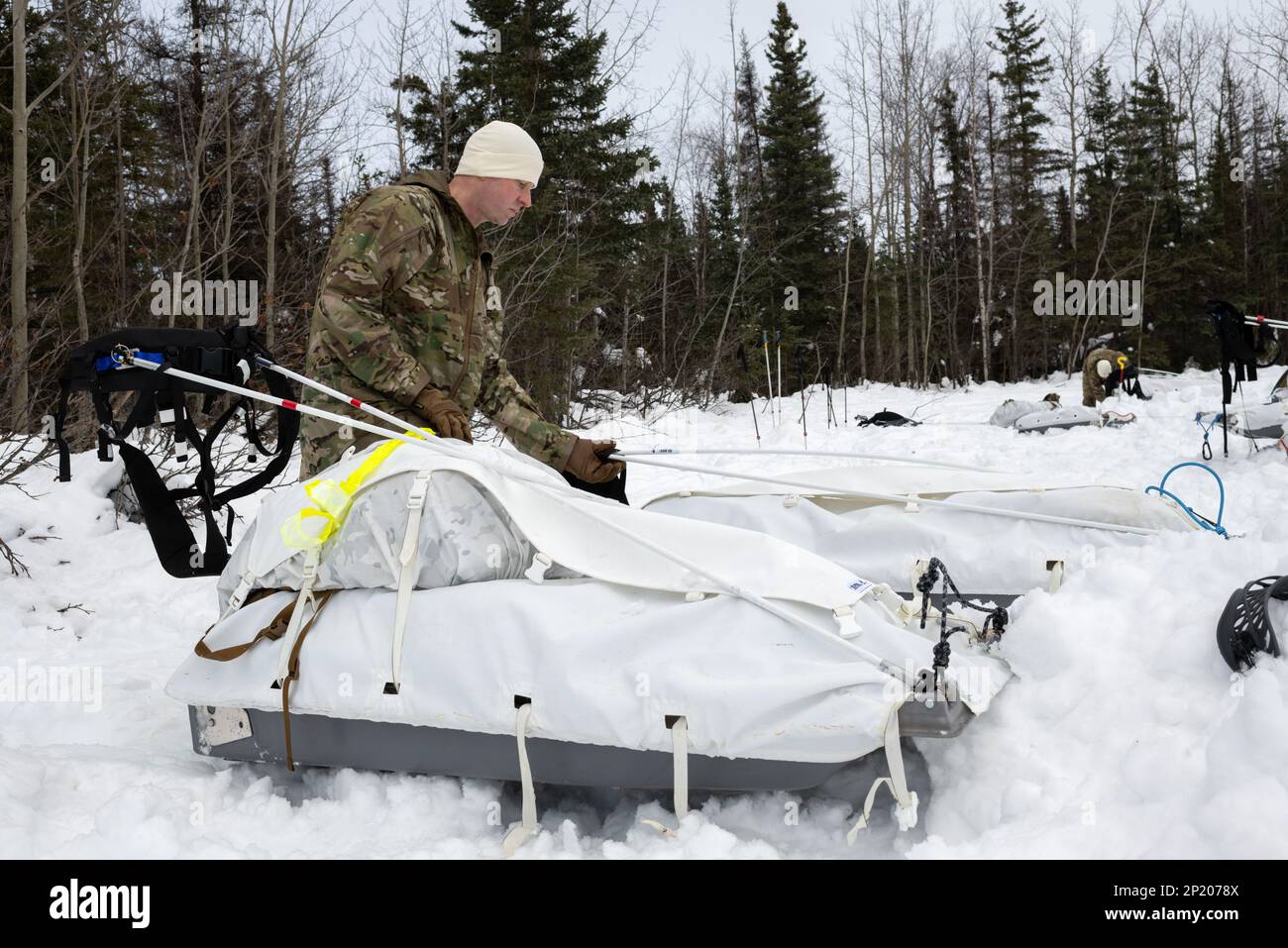 U.S. Air Force Maj. Casey Garner, the commander of Detachment 1, 3rd ...
