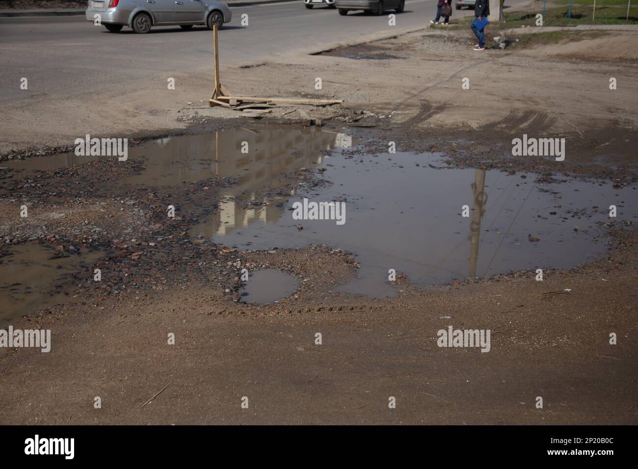 Due to the violation of road construction technology, severe frosts and ...