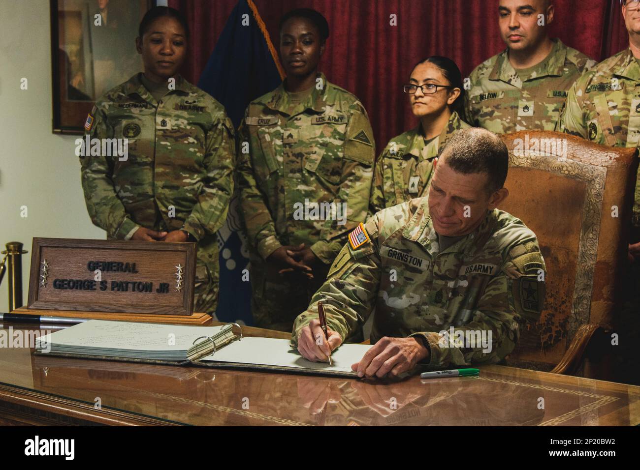 Sergeant Major of the Army, Michael A. Grinston, came to the 7th Army ...