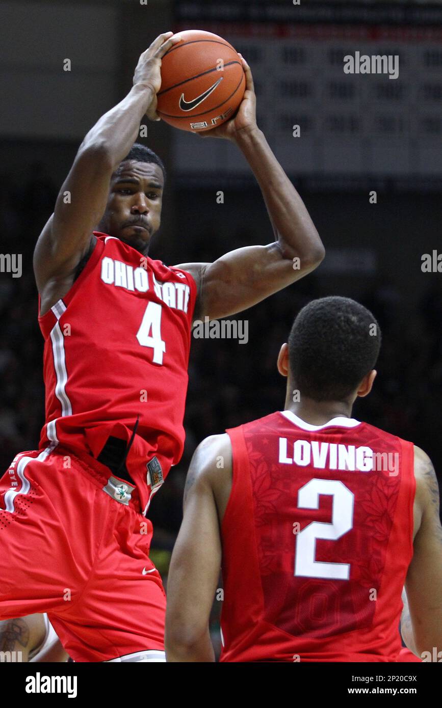 December 12, 2015: Ohio State's Center Daniel Giddens #4 comes down ...