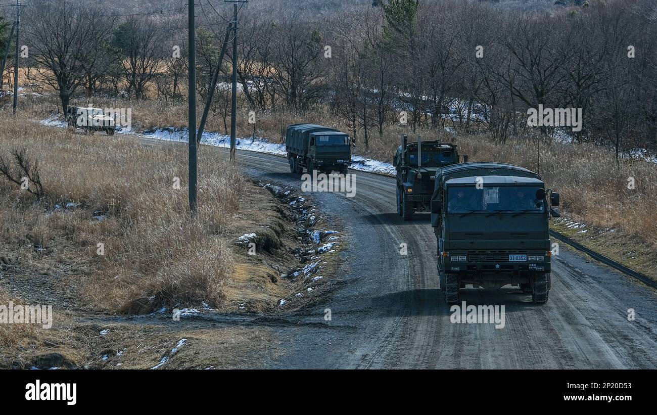 U.S. Marines with Combat Logistics Battalion 31, 31st Marine ...