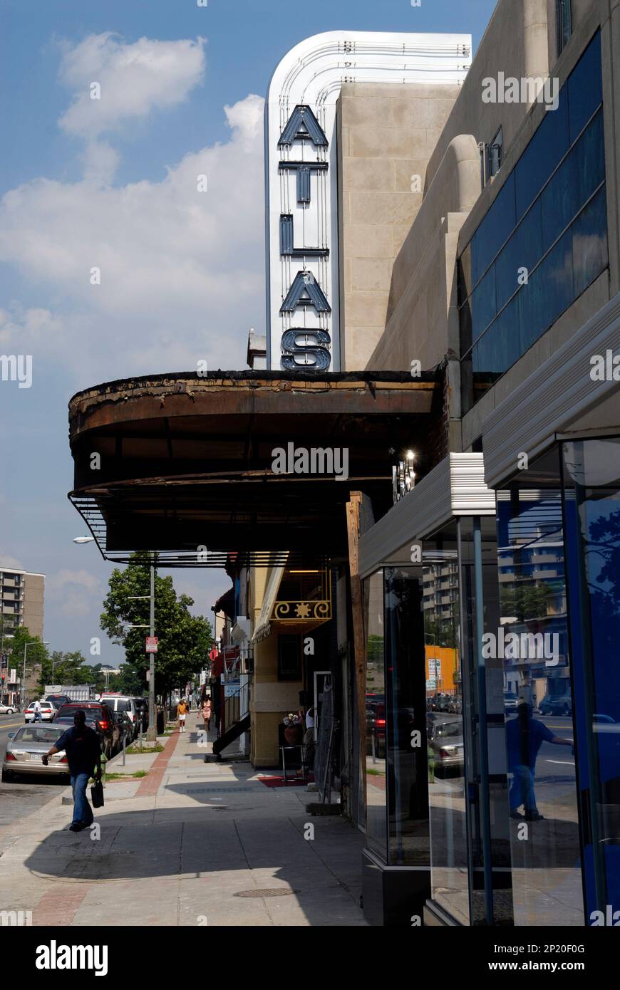 The Atlas Theater in late stages of reconstruction. (CQ Roll Call via ...