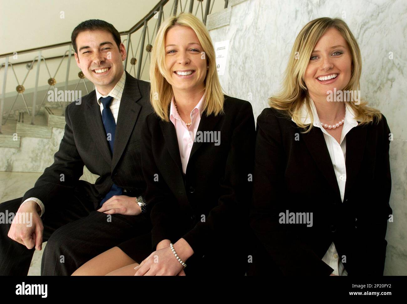Climbers from left, Jake Ward, Samantha Dravis, Alicia Journey Campbell ...