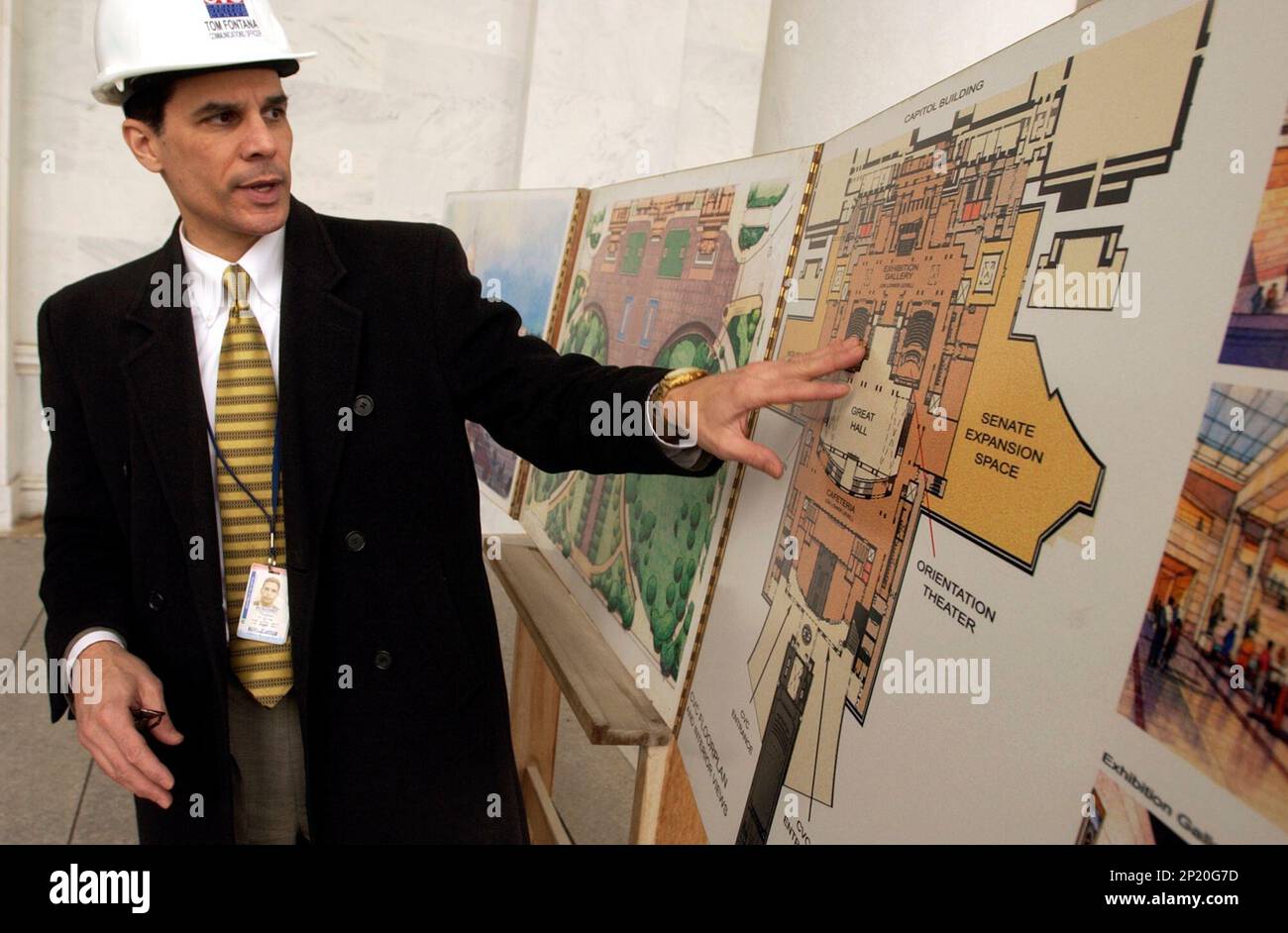 Tom Fontana, communications director of the CVC, talks about layout of ...