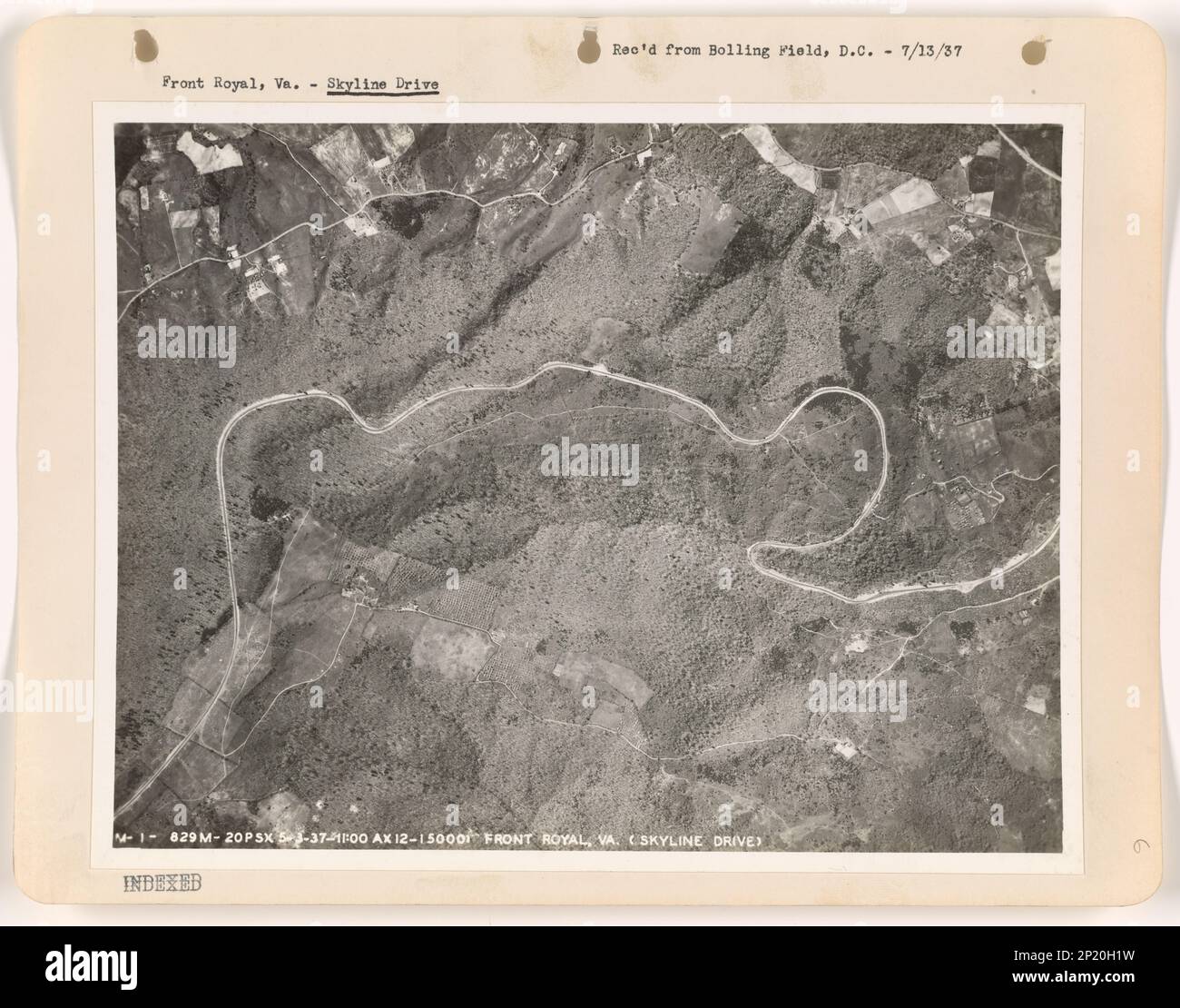 Aerial view skyline drive virginia hi-res stock photography and images ...