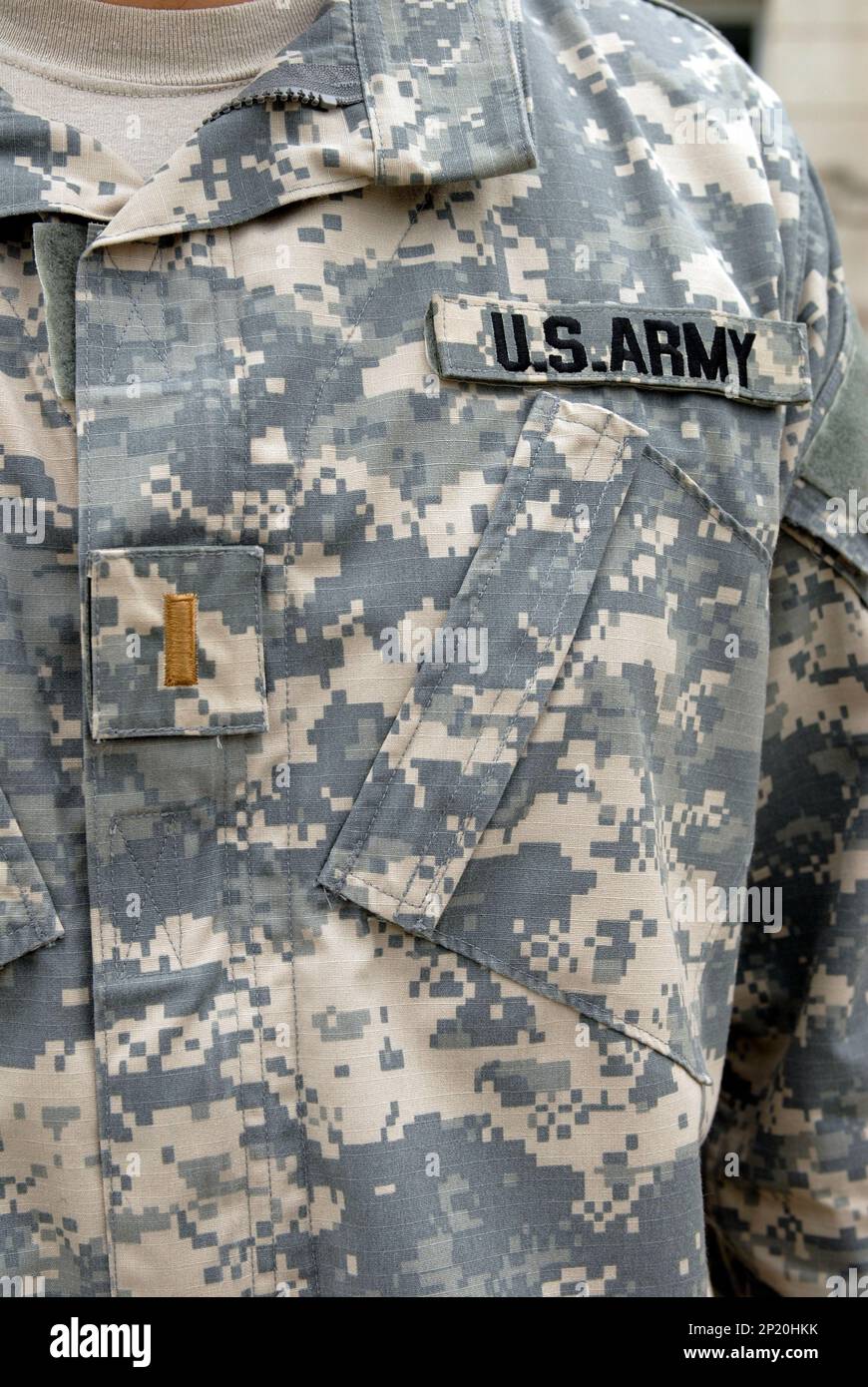 An Army National Guard soldier is photographed in front of the DC ...