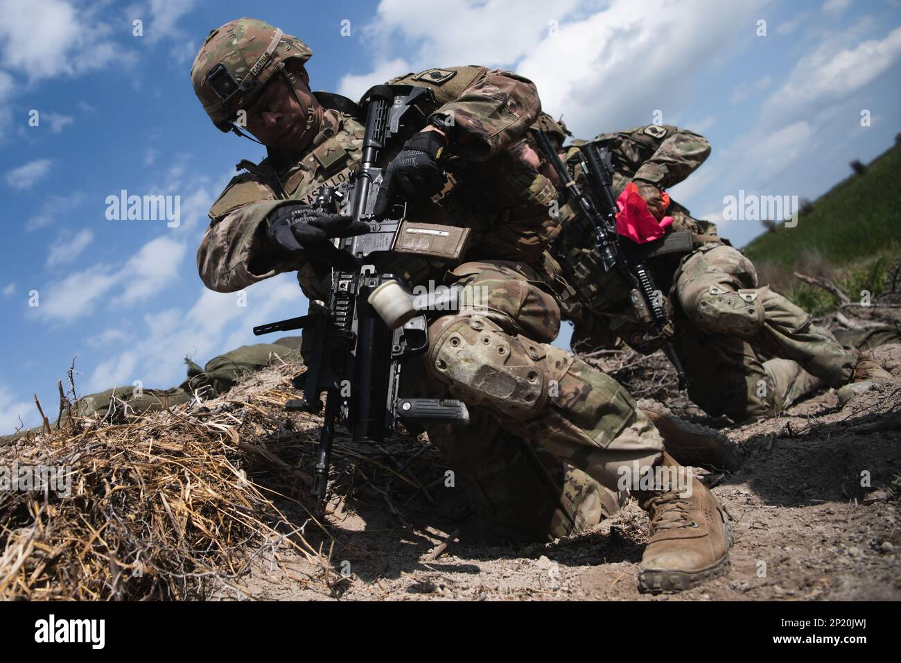 A U.S. Army paratrooper assigned to 2nd Battalion, 503rd Airborne ...