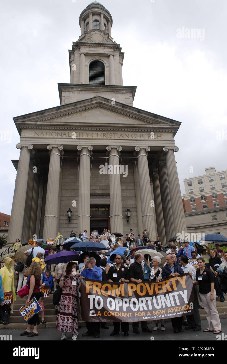 Nearly 700 people of faith marched from the National City Christian ...