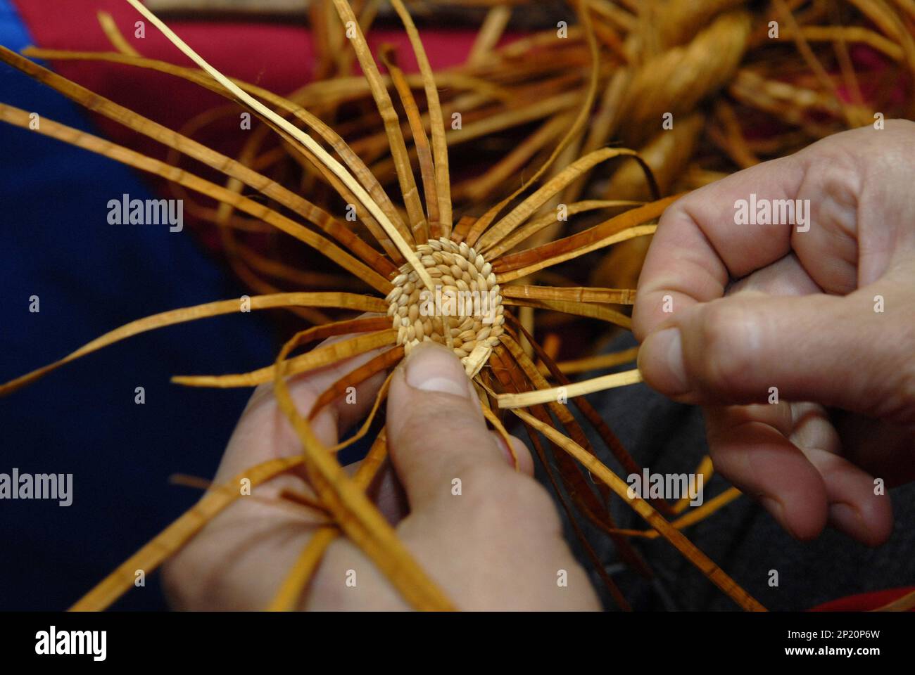 Native art demonstrations where being preformed at the National Museum ...