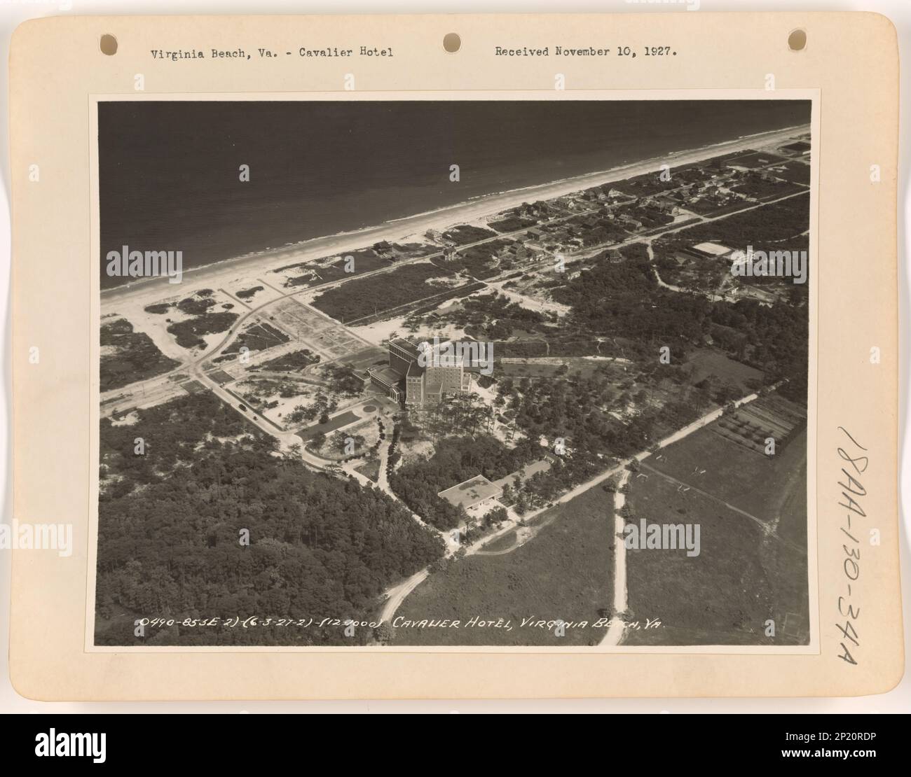 Virginia - Virginia Beach, Aerial Photograph Stock Photo - Alamy