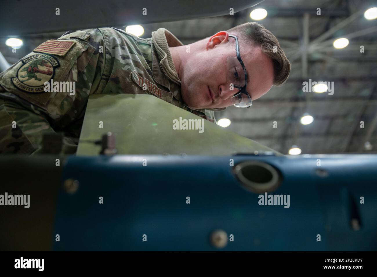 U.S. Air Force Senior Airman Alec Tucker, 25th Fighter Generation ...