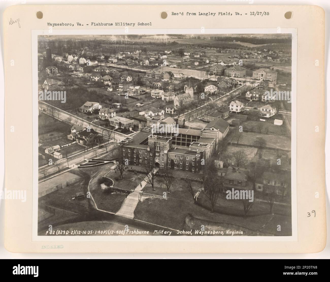 Virginia - Waynesboro, Aerial Photograph Stock Photo - Alamy