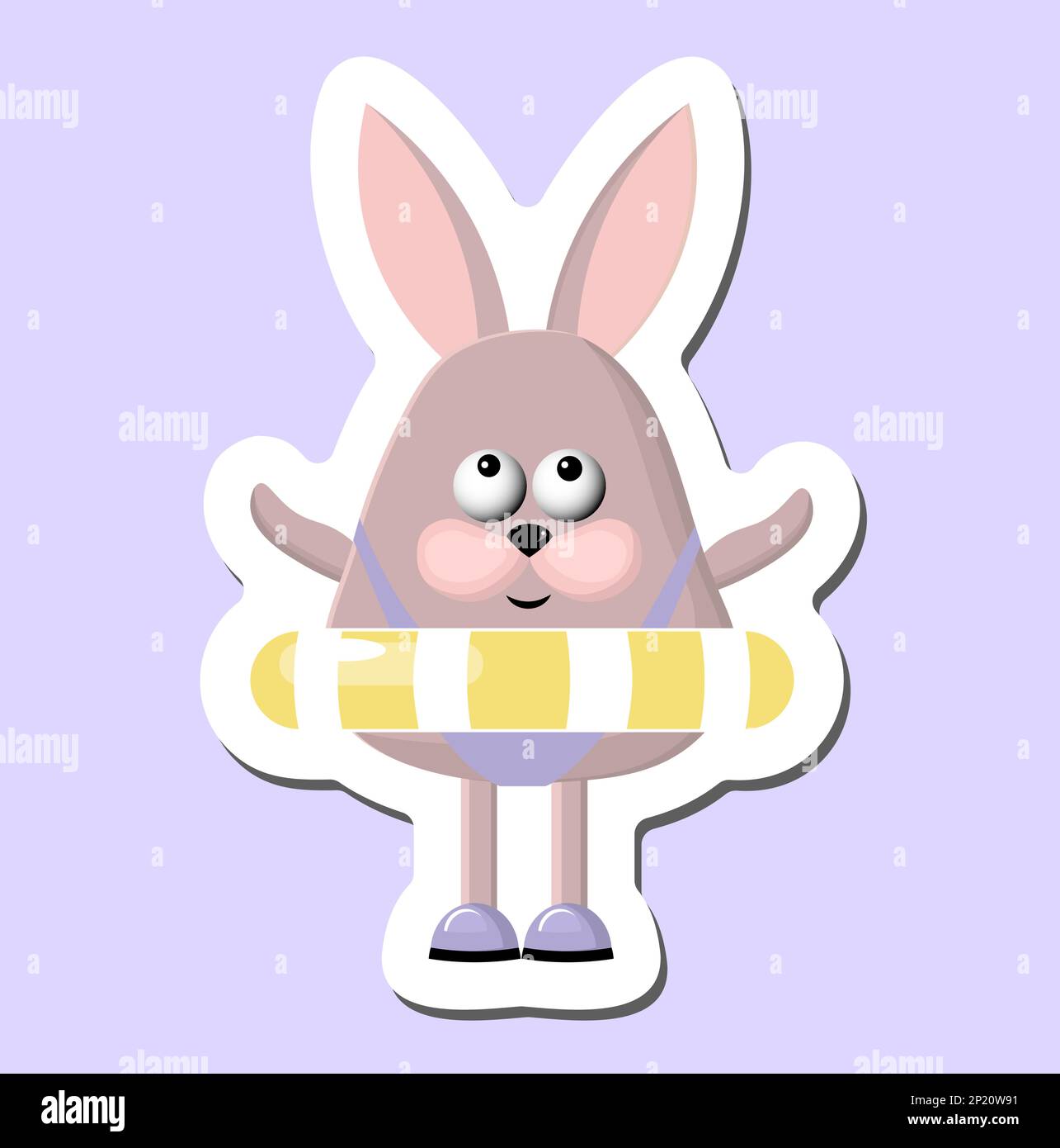 Stickers with rabbits hi-res stock photography and images - Alamy