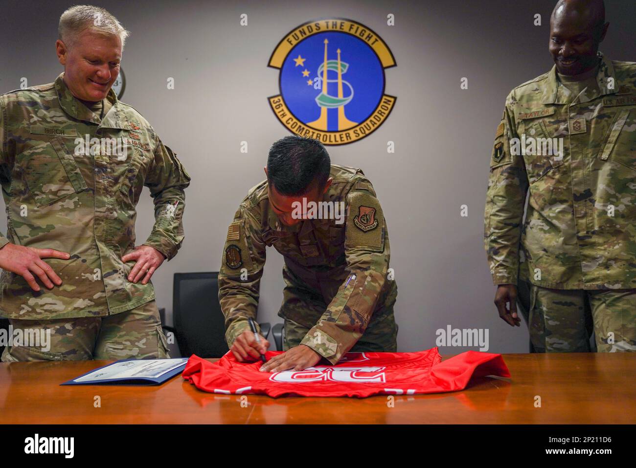 U.S. Air Force Tech. Sgt. Ismael Tabual, an NCO in charge of financial ...