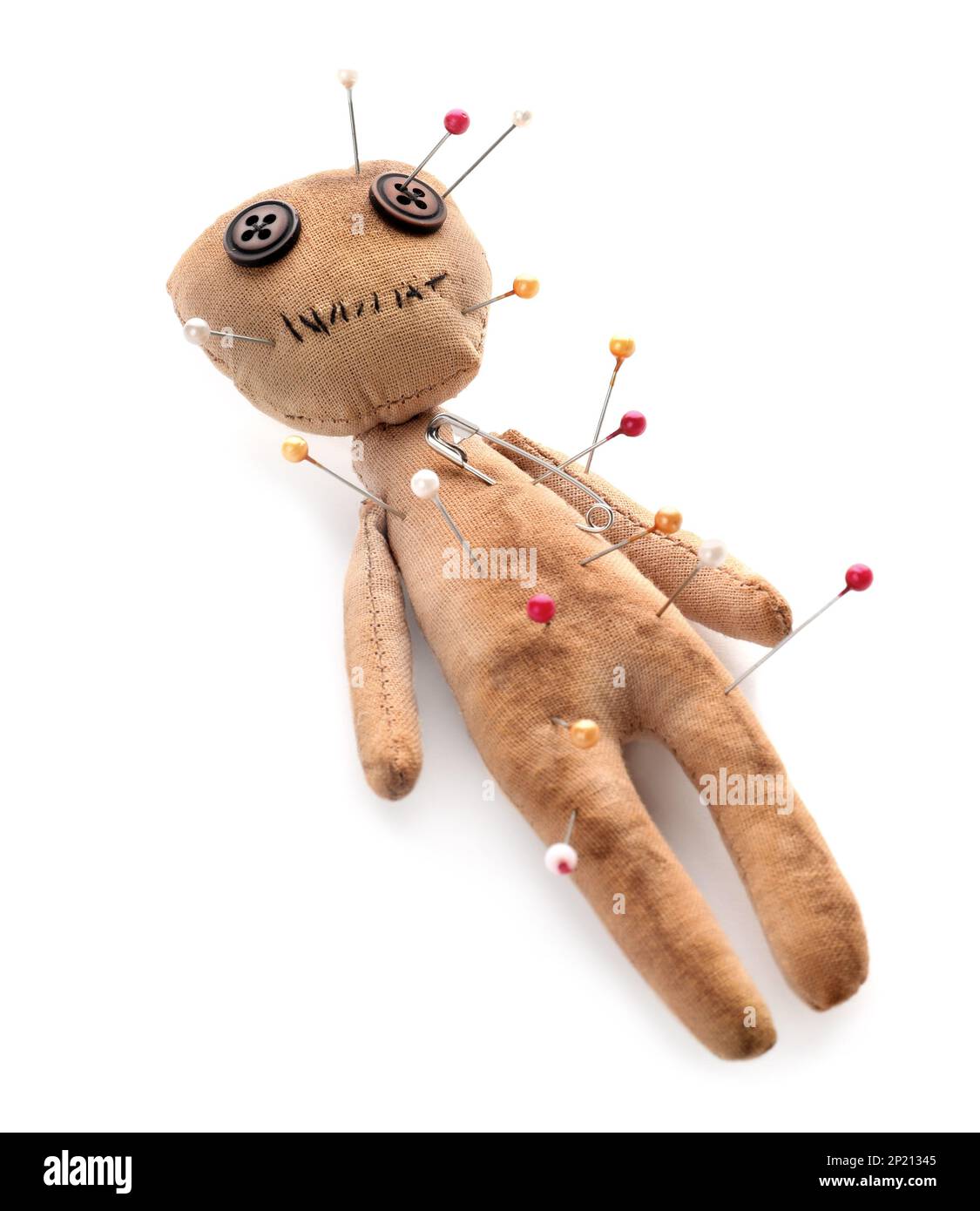 African doll isolated on white hi-res stock photography and images - Alamy